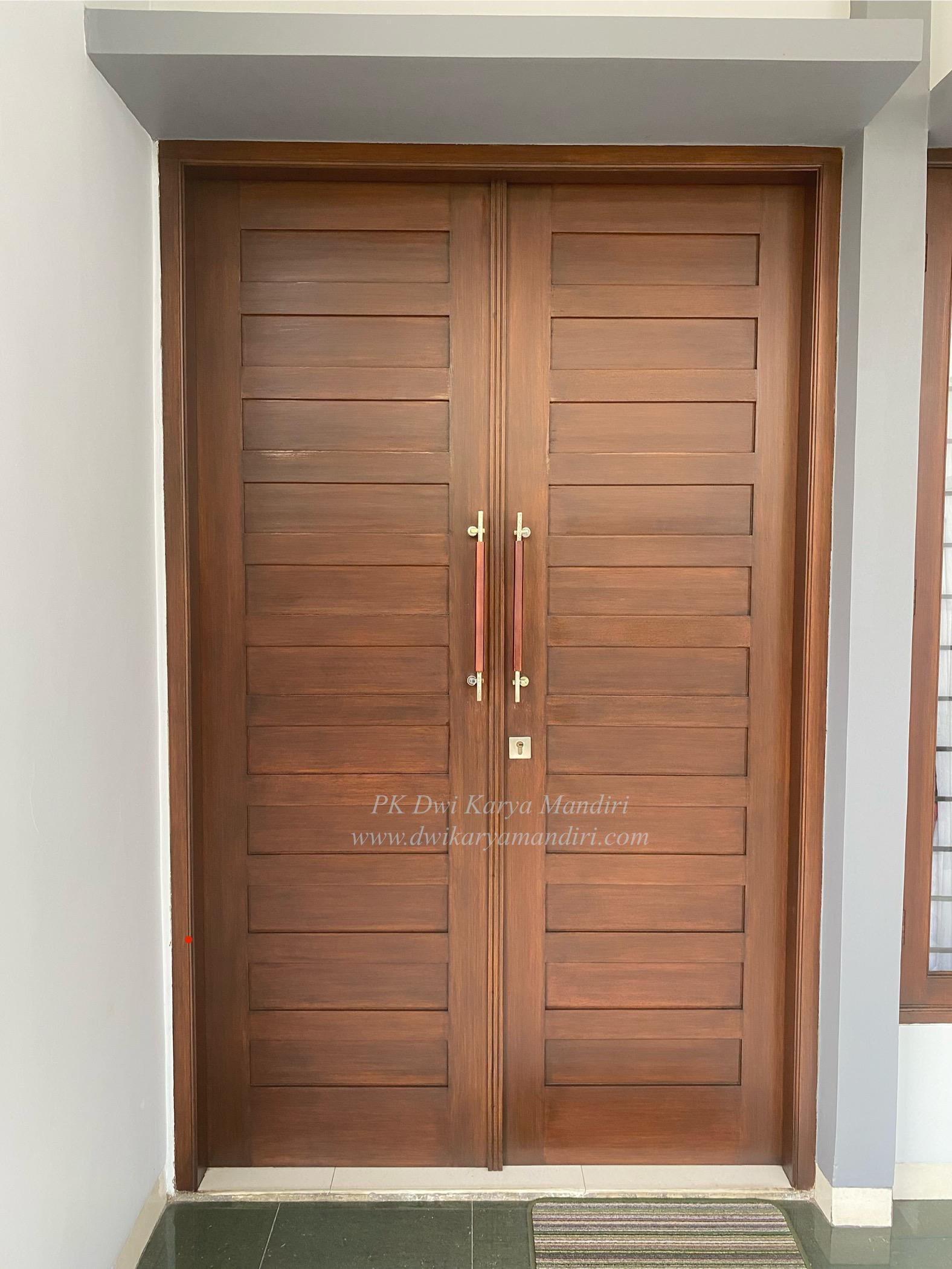 Pintu Utama Kayu Merbau Oven - Harga Terbaik Tahun 2026